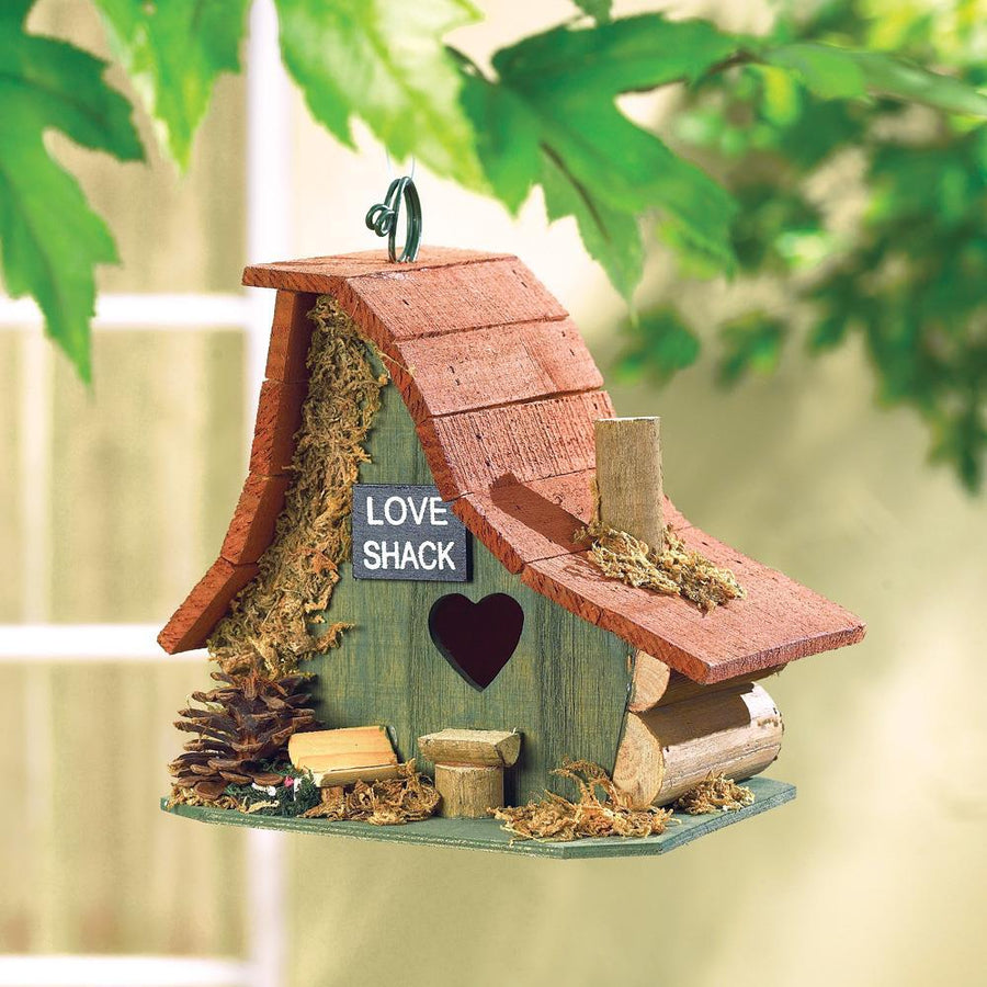 The Love Shack Birdhouse - Patio Lawn & Garden - Birdhouses