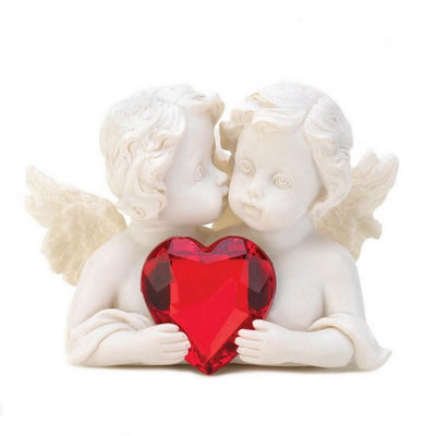 Two In Love Cherub Figurine - Religious & Inspiration - Saunni Bee